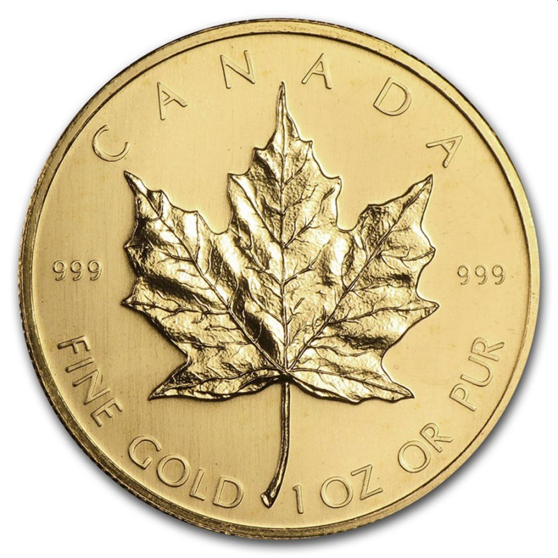 Gold Maple Leaf 1 oz 1979 $50 bu - GOLDSILVER.BE